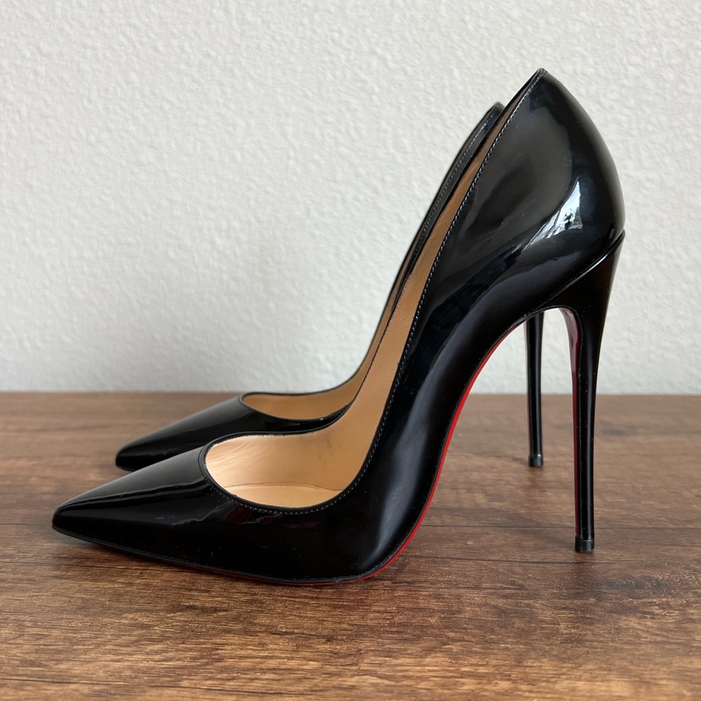 Christian Louboutin So Kate 120 Patent Pointed-Toe Re… - Gem